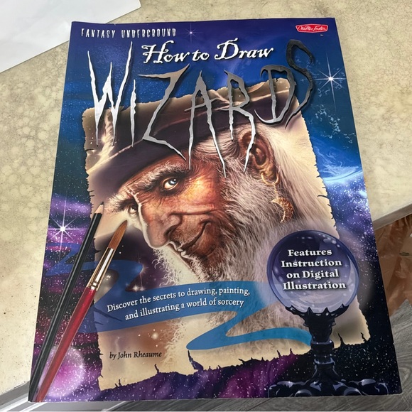 Art | How To Draw Wizards Book By John Rheaume Drawing The World Of ...